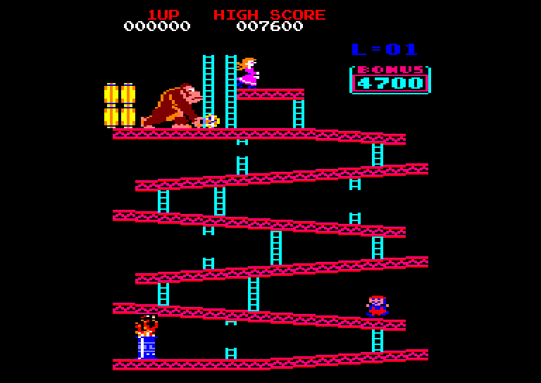 Donkey Kong (1986)(Ocean Software) - ROMs Amstrad CPC - Amstrad CPC ...